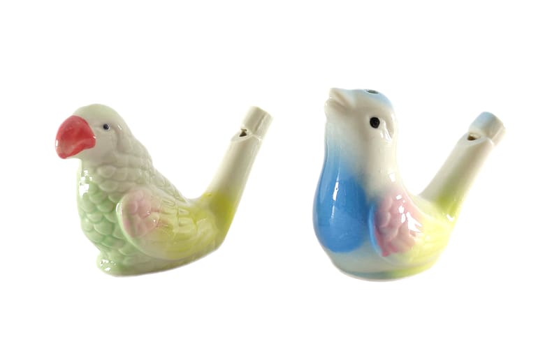 Indian handmade animal figurative terracotta clay bird whistle toy ...